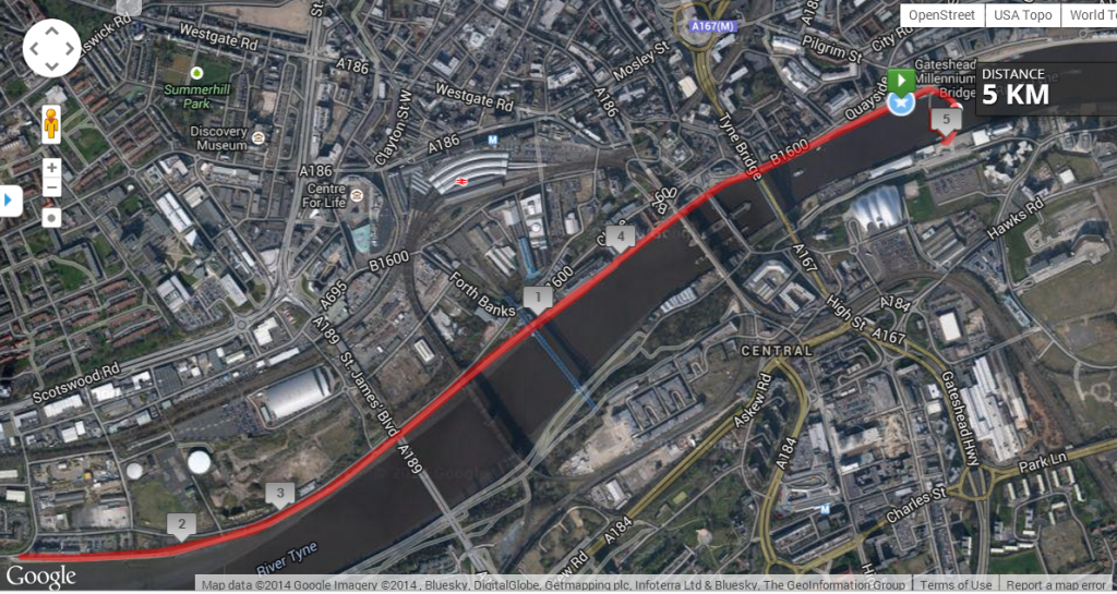 Gateshead Harriers & AC Quayside 5k Wed 15th August 2018